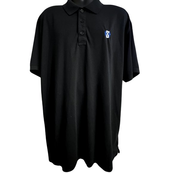Port Authority | Shirts | Port Authority Black Polo Shirt Men Xxl Logo ...